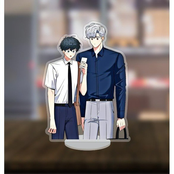 Mô Hình Standee In MÙa XuÂn Hoa NỞ Bl Manhua Anime Chibi Tượng Acrylic Mica Trong Tượng Trang