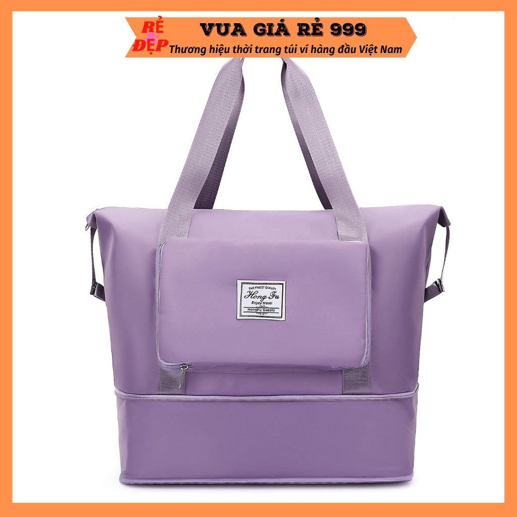 Túi xách du lịch 2 tầng gấp gọn cỡ lớn đa năng nhiều ngăn nam nữ đựng ...