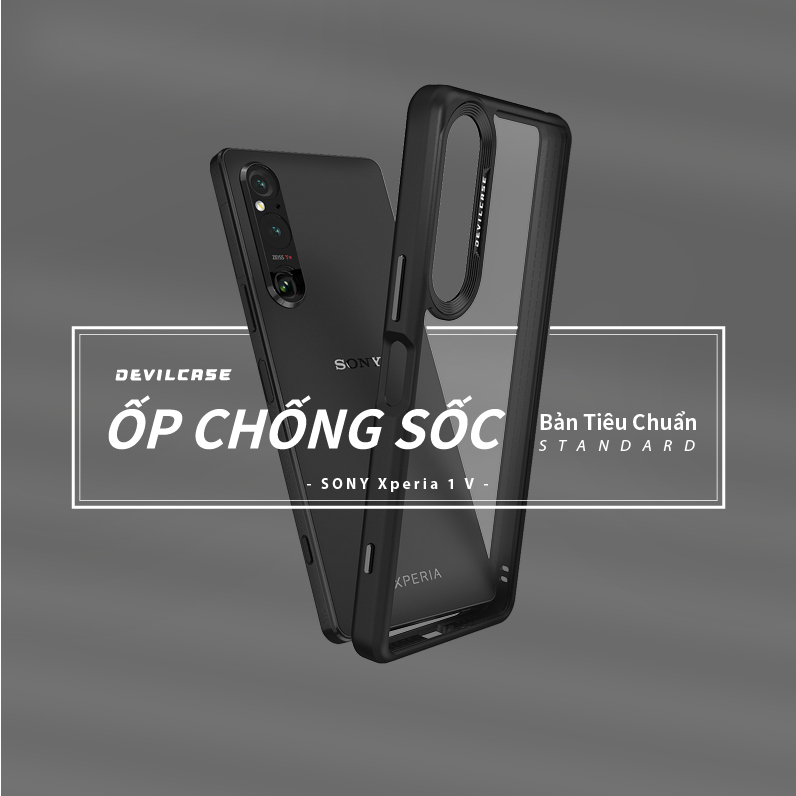 Ốp điện thoại DEVILCASE Phiên Bản Tiêu Chuẩn dành cho SONY- Xperia 1VII/1VI/1V-Cao Cấp Chính ...