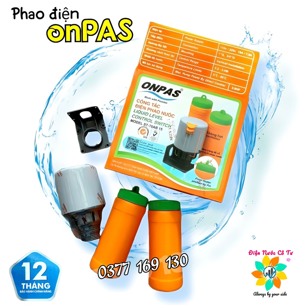 Công tắc điện phao nước Onpas - Phao điện Onpas | Shopee Việt Nam