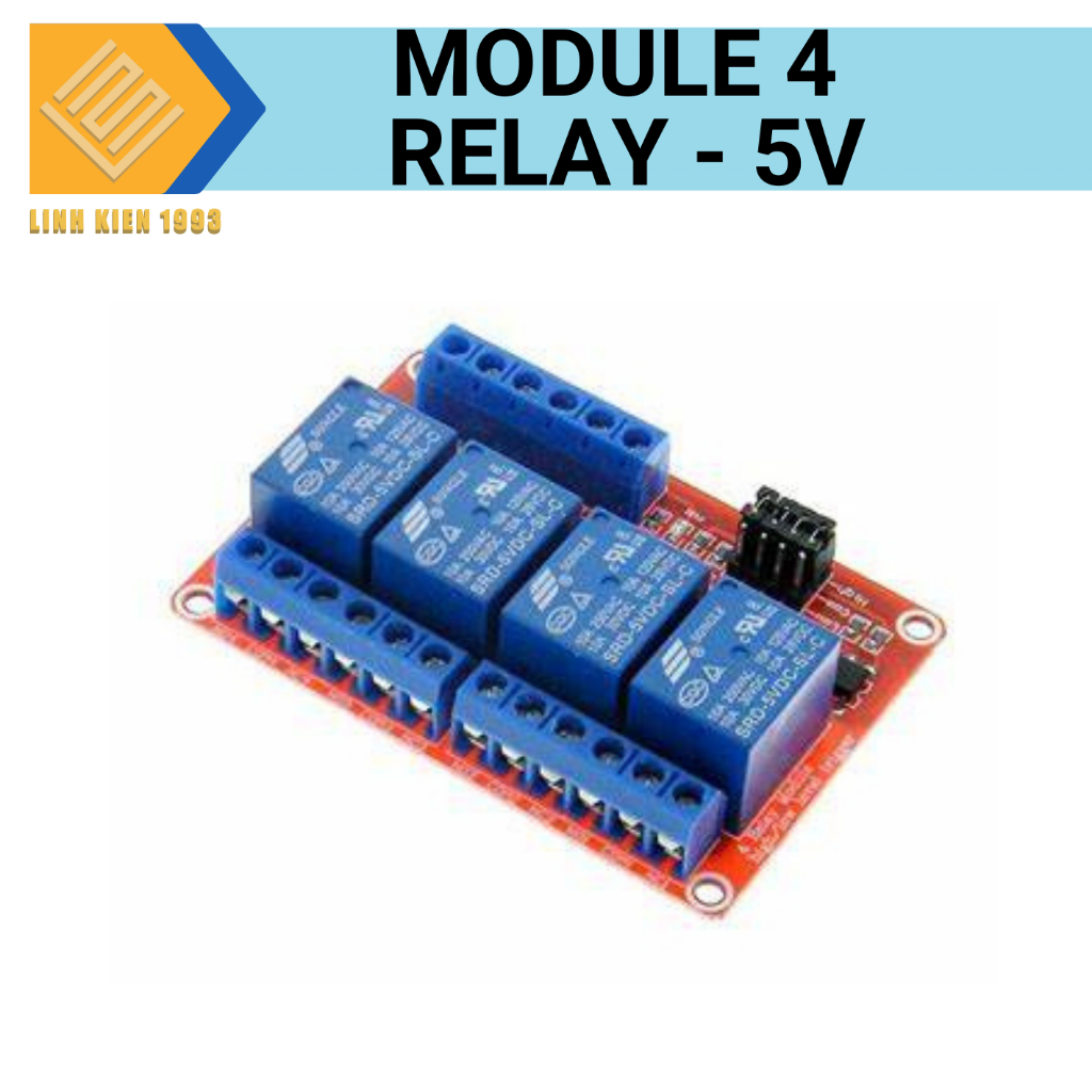 Mạch điều khiển relay 5V 10A có 4 kênh hãng songle | Shopee Việt Nam