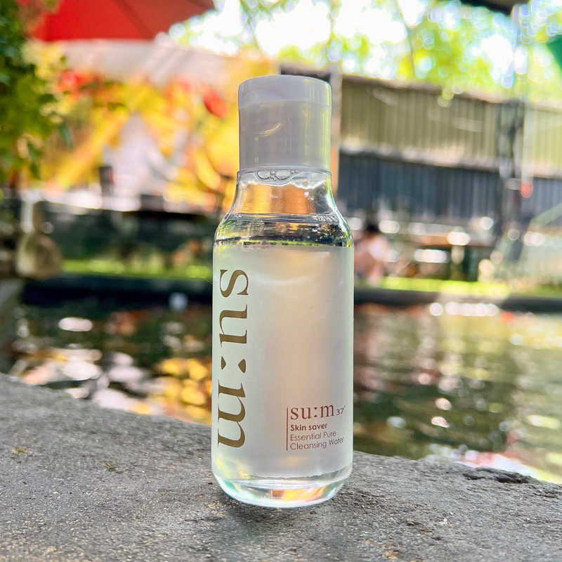 [Tách 100ml] - Nước tẩy trang sum skin saver essential pure cleansing ...