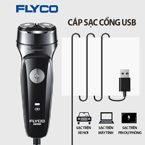 Máy cạo râu điện Flyco FS879VN | Shopee Việt Nam