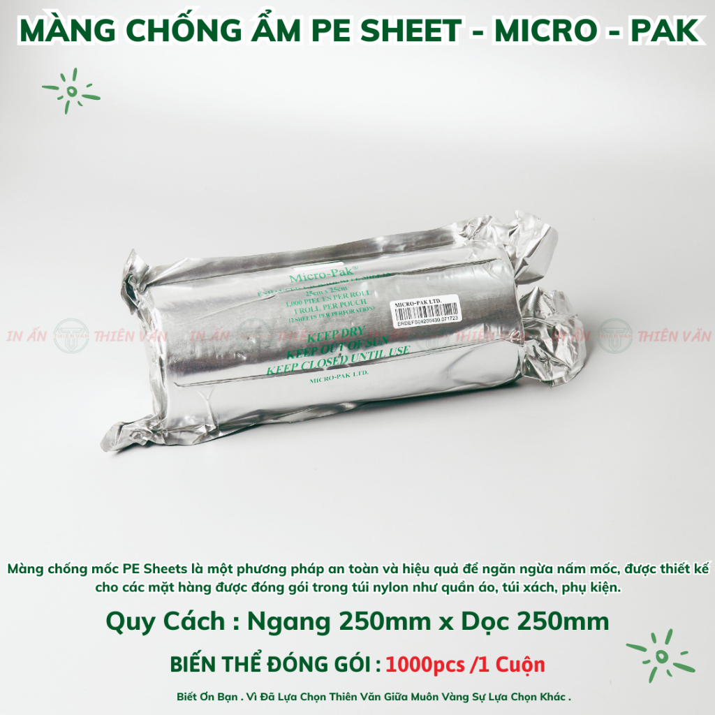 Màng Chống Ẩm PE SHEET - MICRO - PAK - GIẢI PHÁP CHỐNG ẨM TOÀN DIỆN ...
