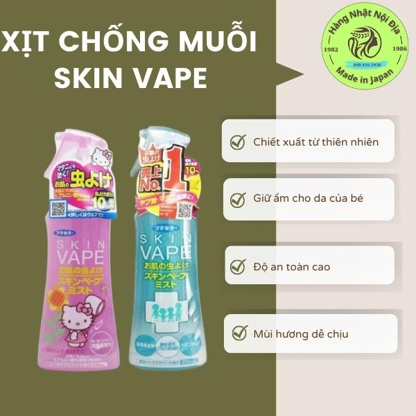 Xịt chống muỗi và côn trùng Skin Vape Nhật Bản (chai 200ml) | Shopee ...