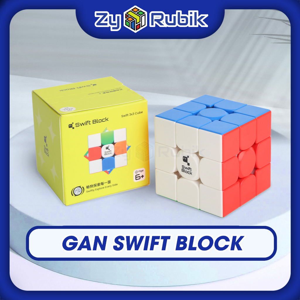 Rubik 3x3 - Gan Swift Block 2023 Stickerless Có Nam Châm- Combo Gan ...