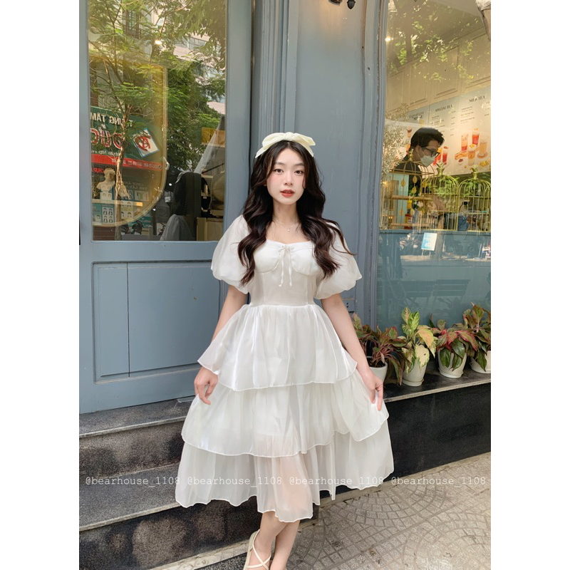 ĐẦM - VÁY CÔNG CHÚA 3 TẦNG DỰ TIỆC *MOON DRESS | Shopee Việt Nam