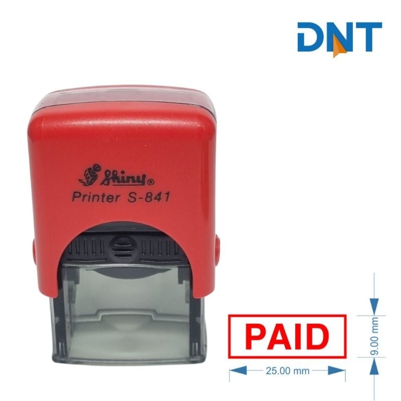 Con dấu Shiny S841 kích thước 25x9mm Khắc dấu theo yêu cầu | Shopee Việt Nam
