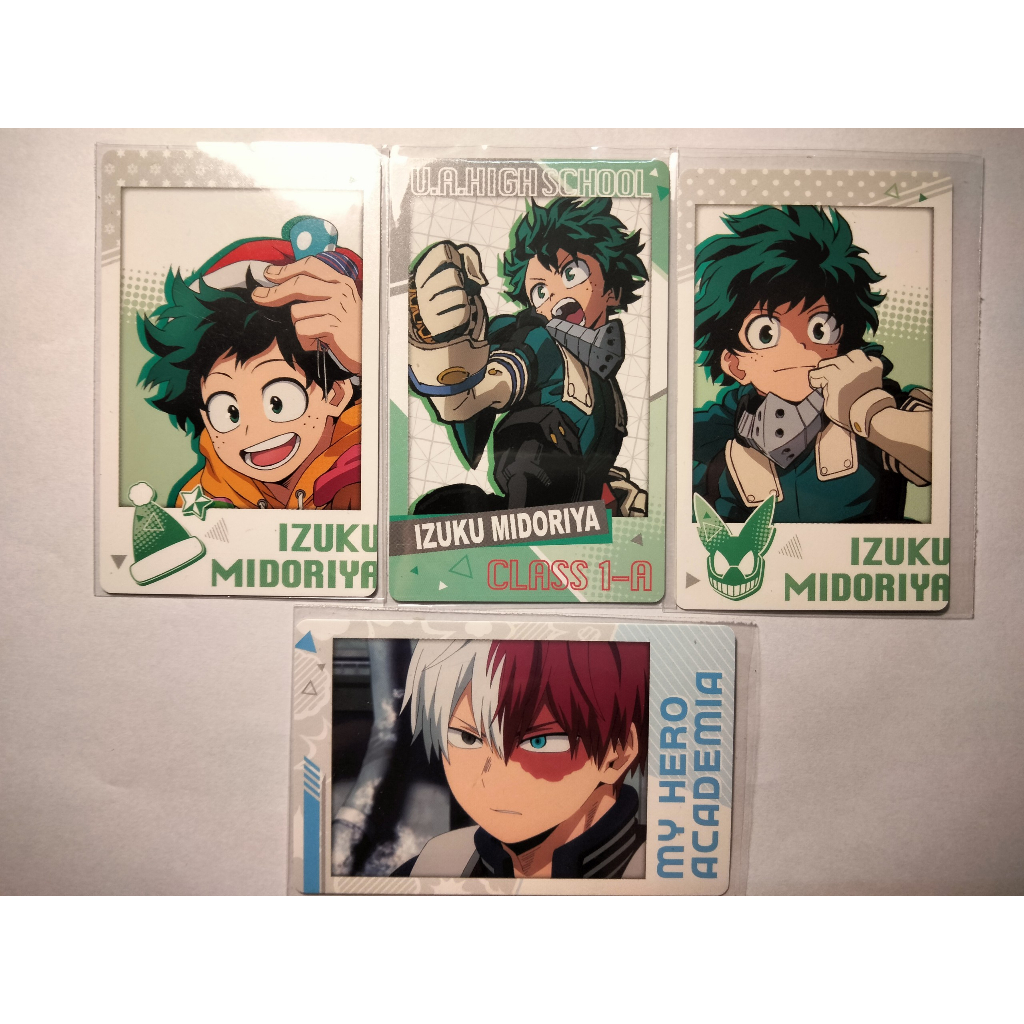 (Sẵn) Card Anime My hero academia char Shoto, Deku | Shopee Việt Nam