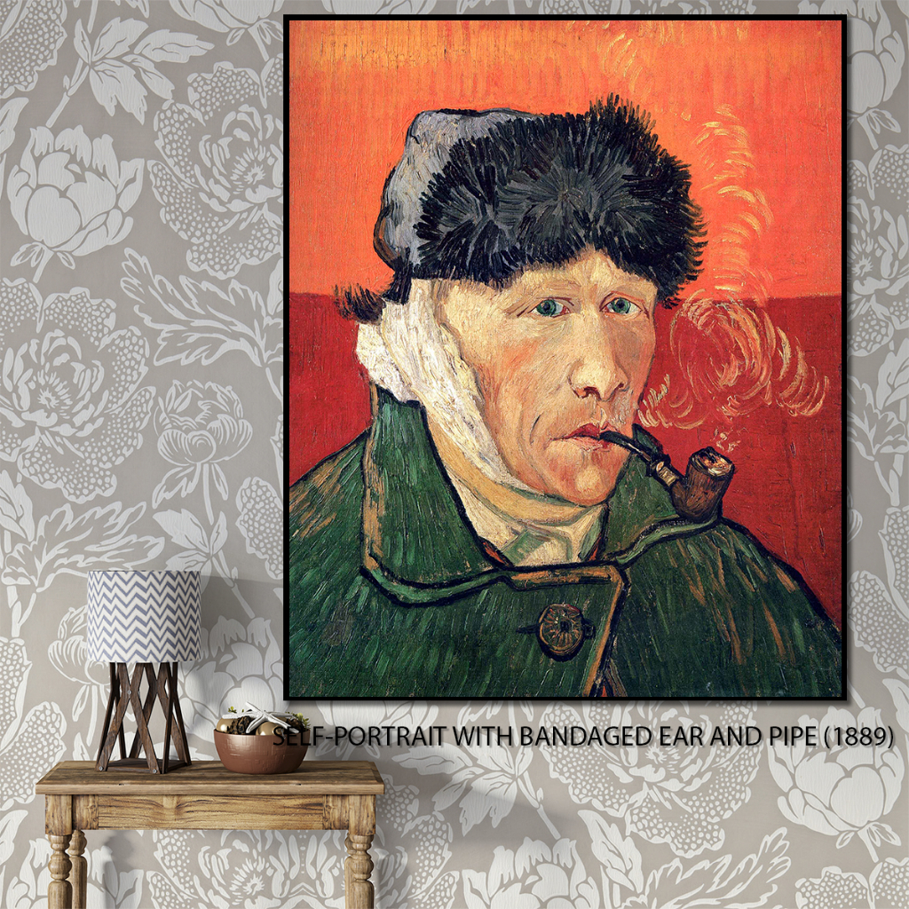 Tranh Chân Dung Van Gogh, Tranh Canvas Danh Họa Van Gogh Đóng Khung ...
