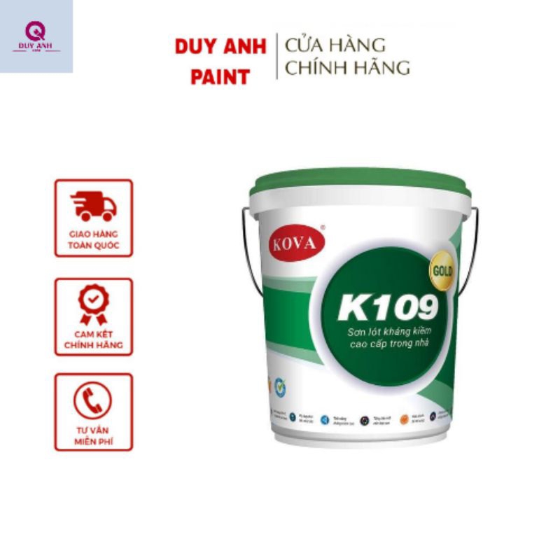 Sơn lót nội thất kháng kiềm Kova K-109- 4kg | Shopee Việt Nam