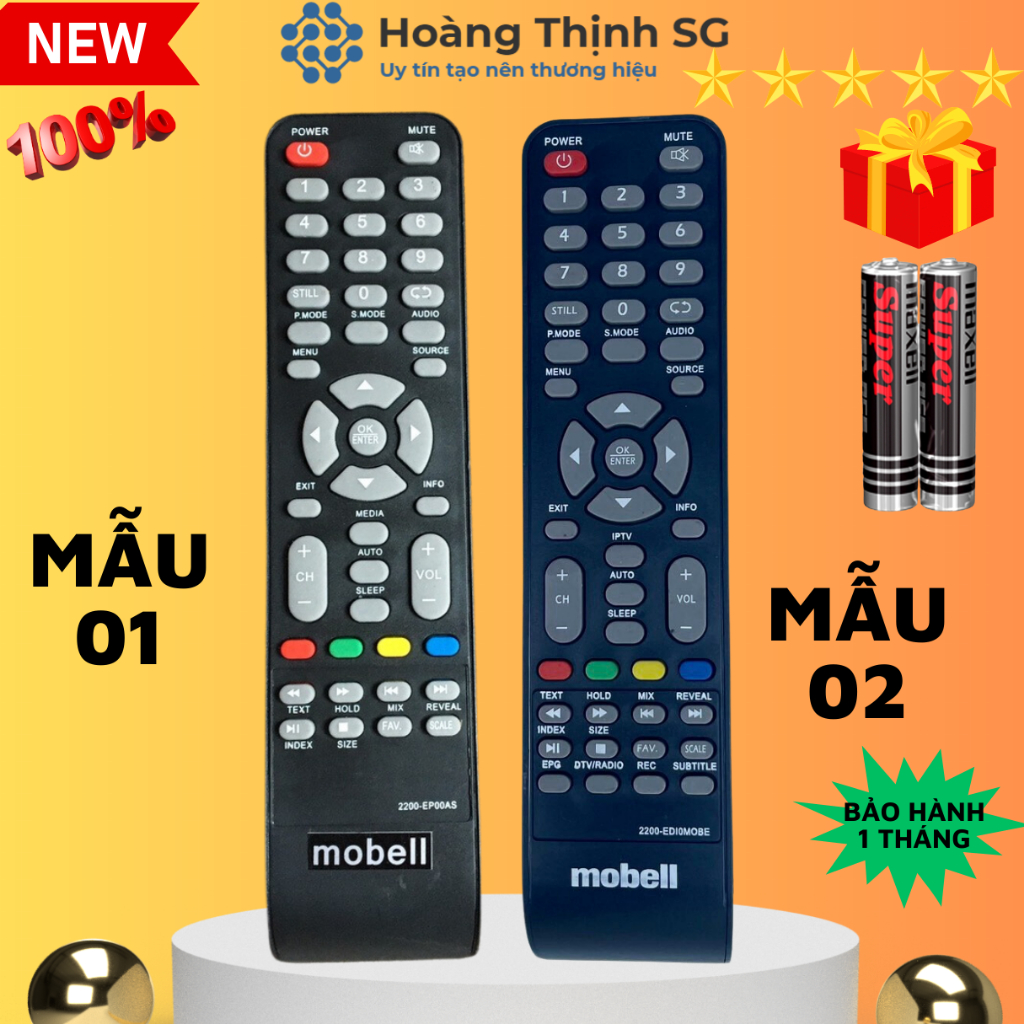 Remote điều khiển tivi Mobell, điều khiển TV Mobell các dòng Led / LCD ...