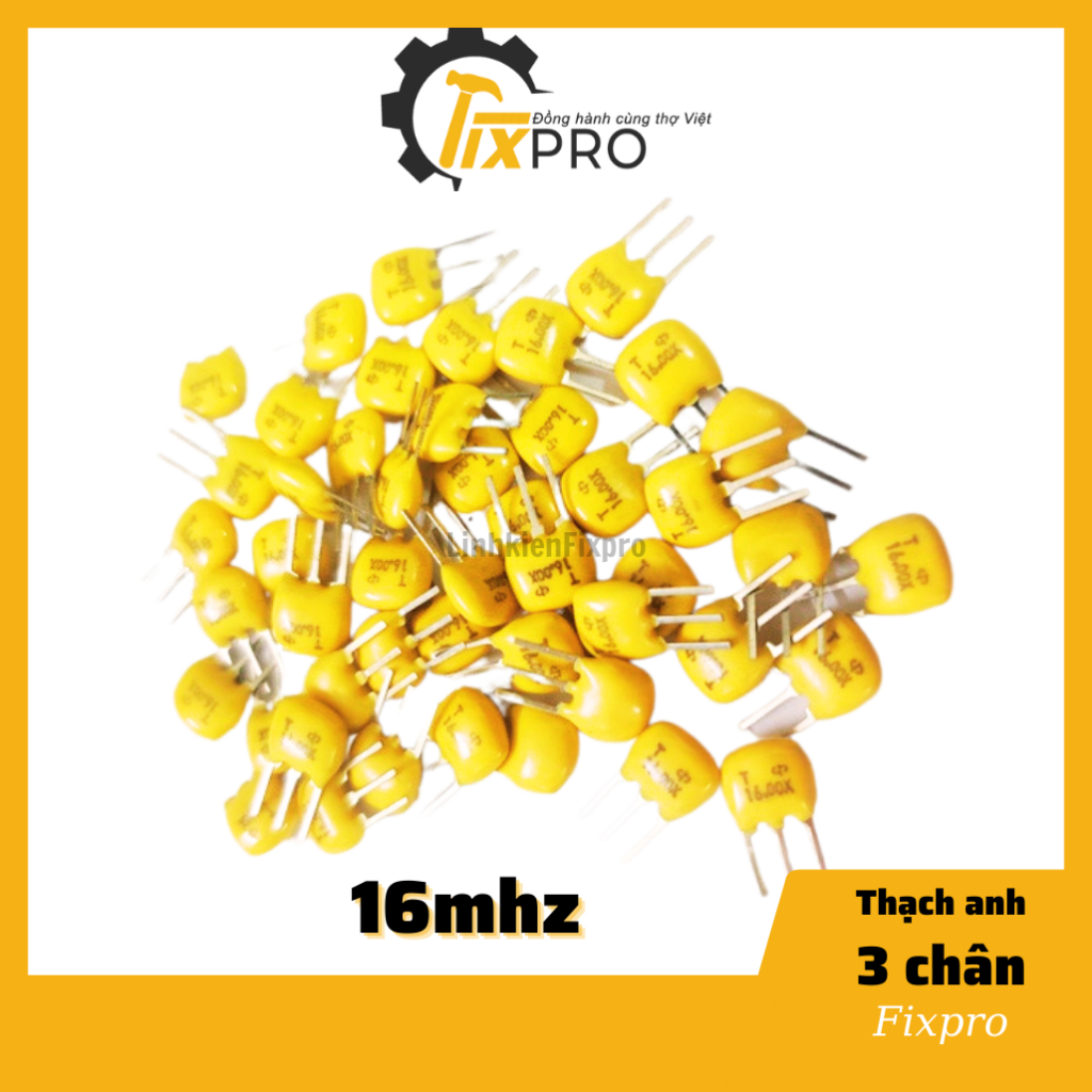 Thạch anh 3 chân 16Mhz chất lượng tốt (Túi 5 chiếc) | Shopee Việt Nam