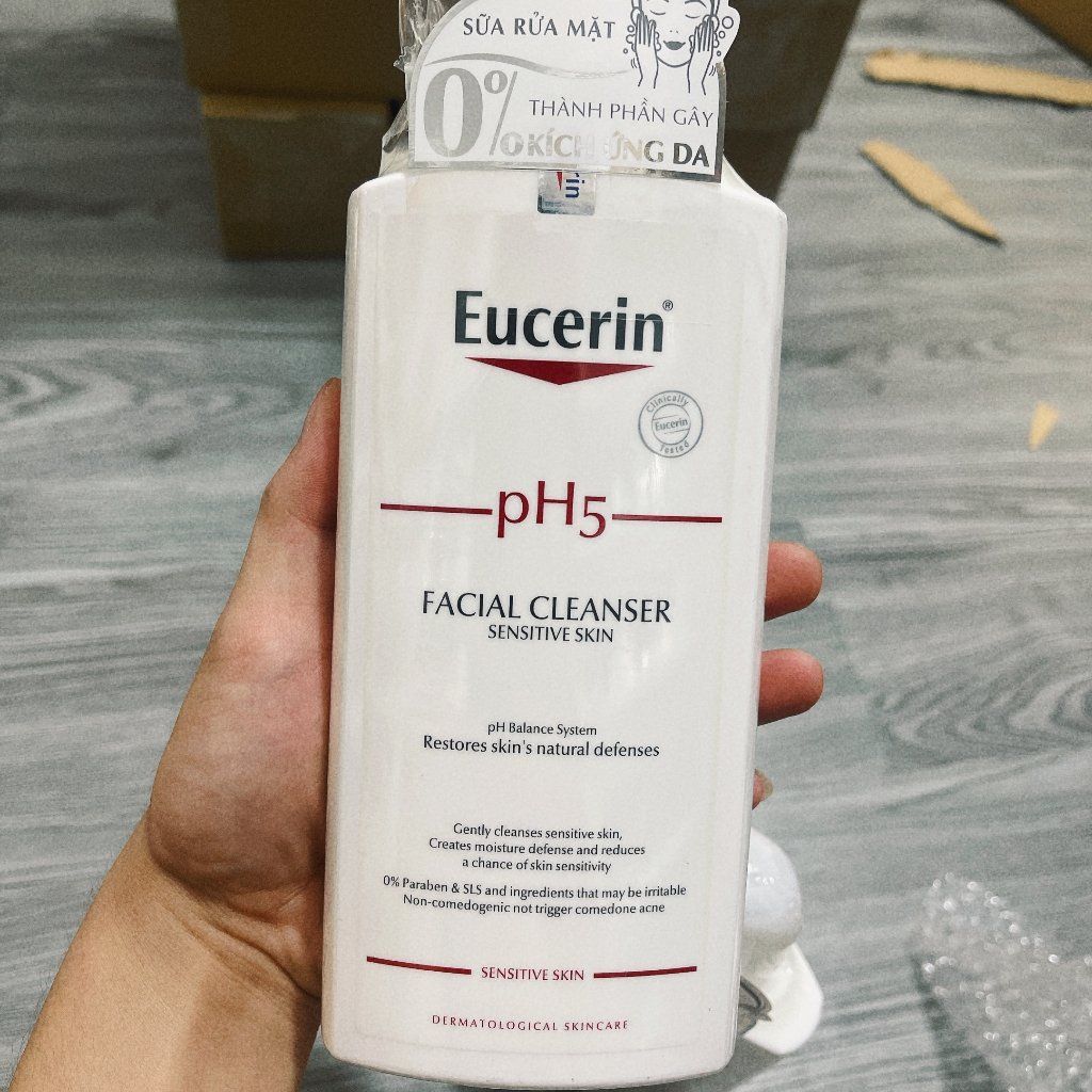 GÓC THANH LÝ - Eucerin Sữa rửa mặt nhạy cảm facial 400ml (bị lỗi vận ...