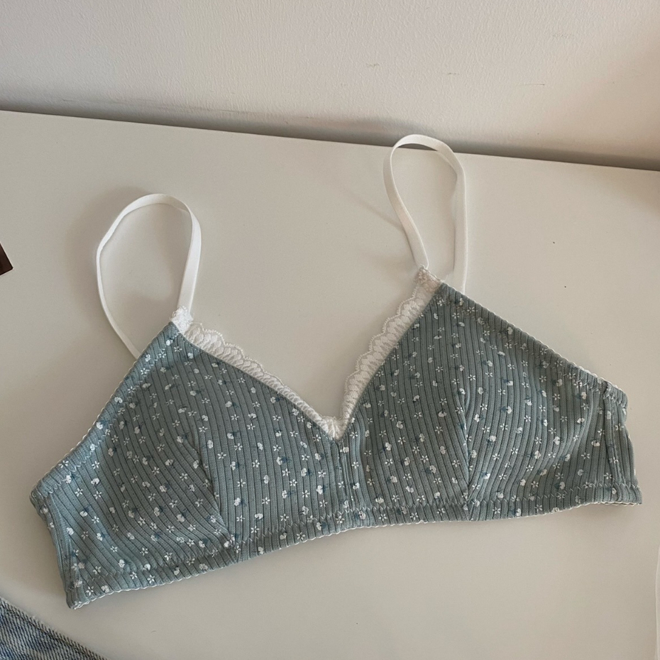 Áo Ngực Nữ Cotton Ngực Nhỏ Họa Tiết Hoa Quả Siêu Cute HENISA Mút Tháo ...