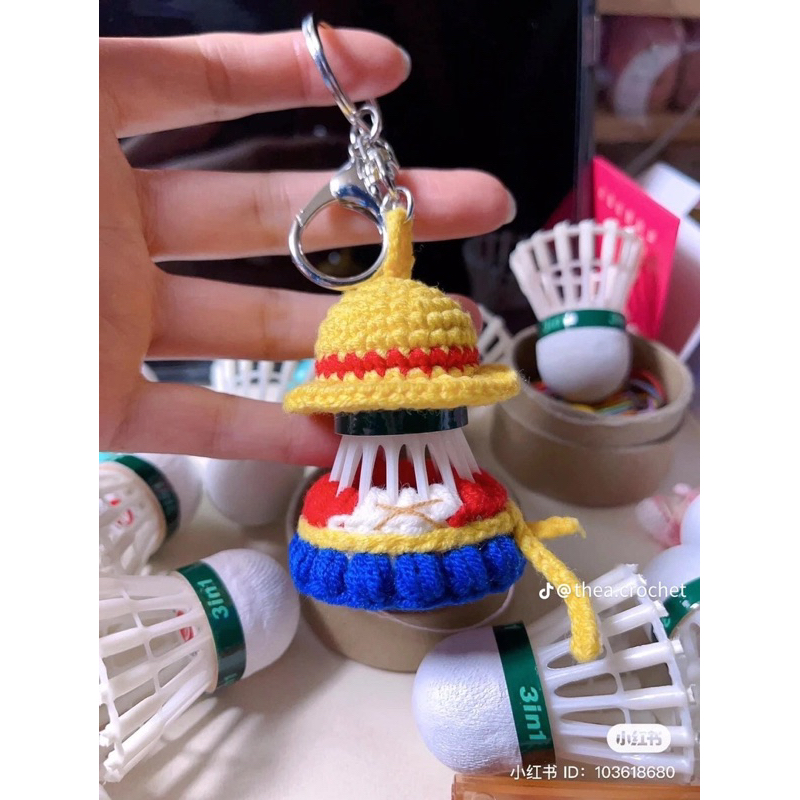 móc khoá cầu lông bằng len handmade | Shopee Việt Nam