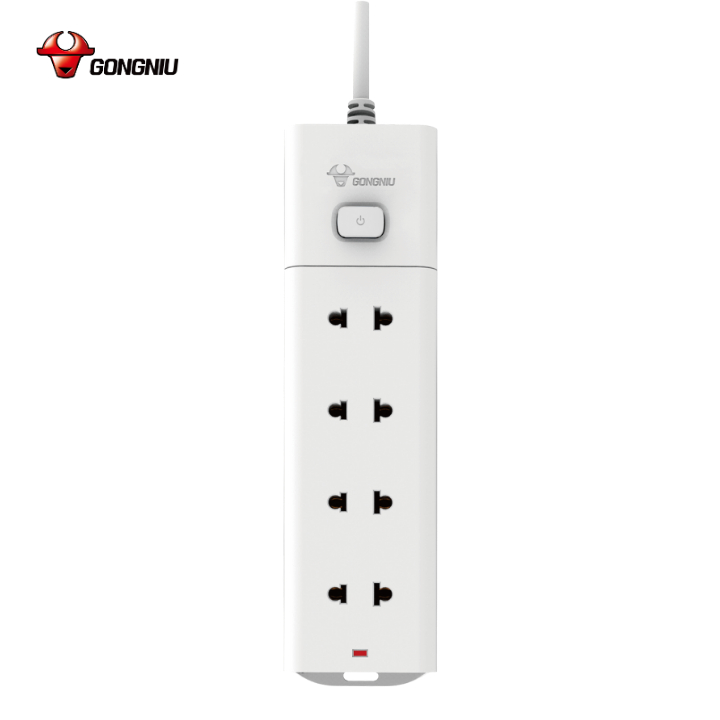 Ổ Cắm Gongniu 4 ổ 1 công tắc 2500W - Trắng - Chính Hãng - V1040CB | Shopee Việt Nam