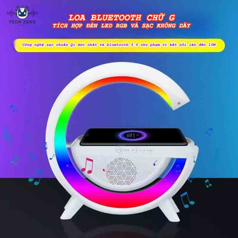 Loa bluetooth chữ G có led RGB tích hợp sạc không dây - Loa RGB tích ...