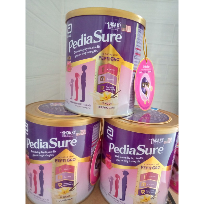 [Date 2026] 1 lon 380g sữa Pediasure peptit grow vani ít ngọt | Shopee ...