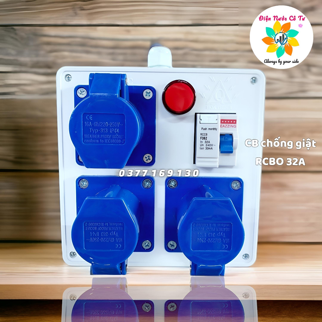 Hộp Điện Công Trường Ổ Phích Cắm Công Nghiệp Hộp Điện Thi Công 16A CB ...