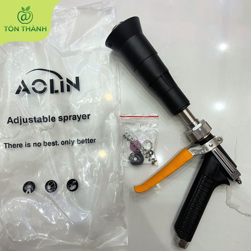 SÚNG XỊT LOA KÈN ÁP LỰC MẶT SỨ CHÍNH HÃNG AOLIN TAIWAN HÀNG LOẠI 1 CAO ...