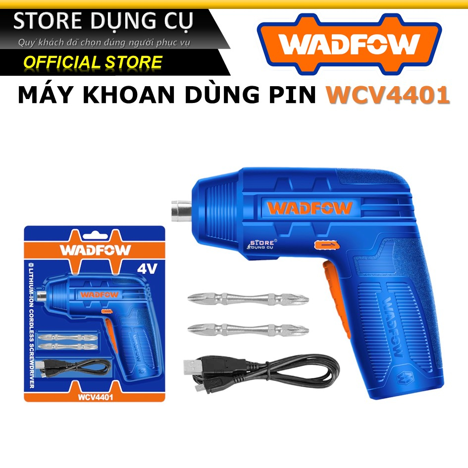 Máy siết vít dùng pin Lithium-ion 4V WADFOW WCV4401 | Shopee Việt Nam