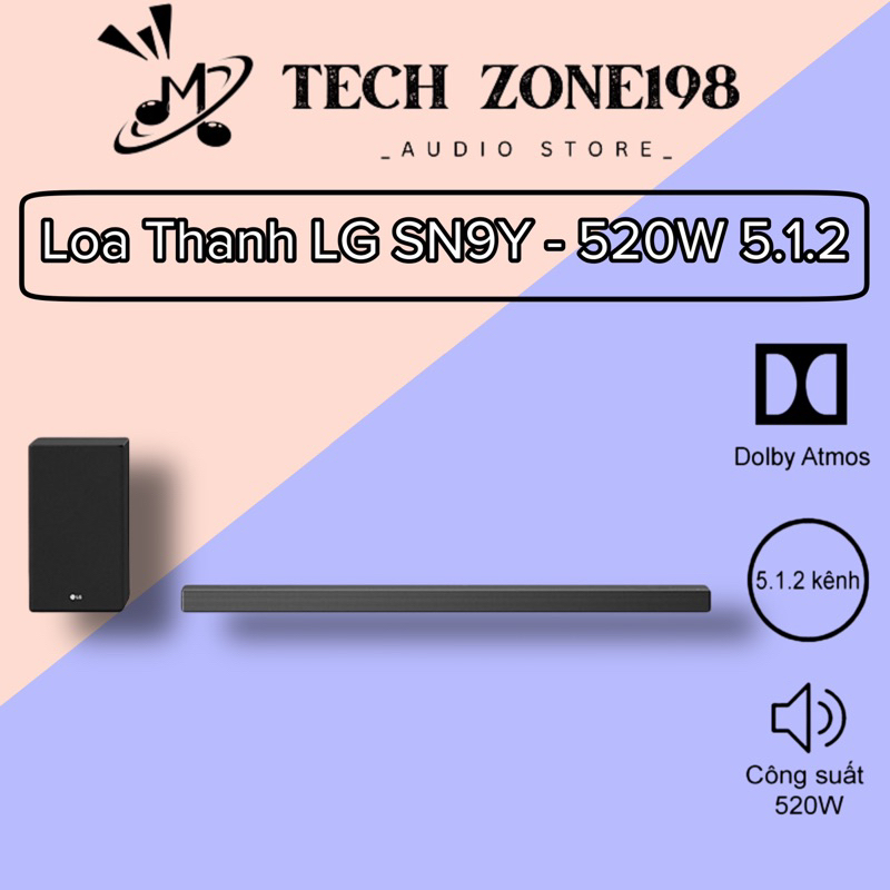 [FREESHIP TOÀN QUỐC] Loa Thanh Soundbar LG SN9Y 5.1.2 Ch, công suất ...