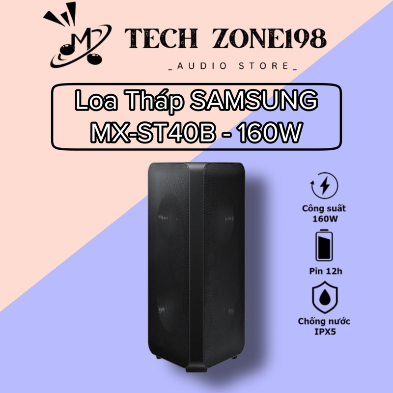 [FREESHIP TOÀN QUỐC] Loa tháp Samsung MX-ST40B 160W hàng chính hãng ...