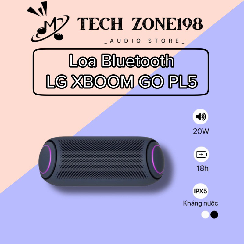 Loa Bluetooth XBOOM LG PL5 XG5 20W chính hãng nguyên seal | Shopee Việt Nam