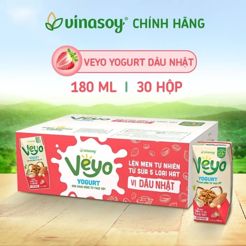 Sữa hạt Yogurt Veyo 180ml | Shopee Việt Nam