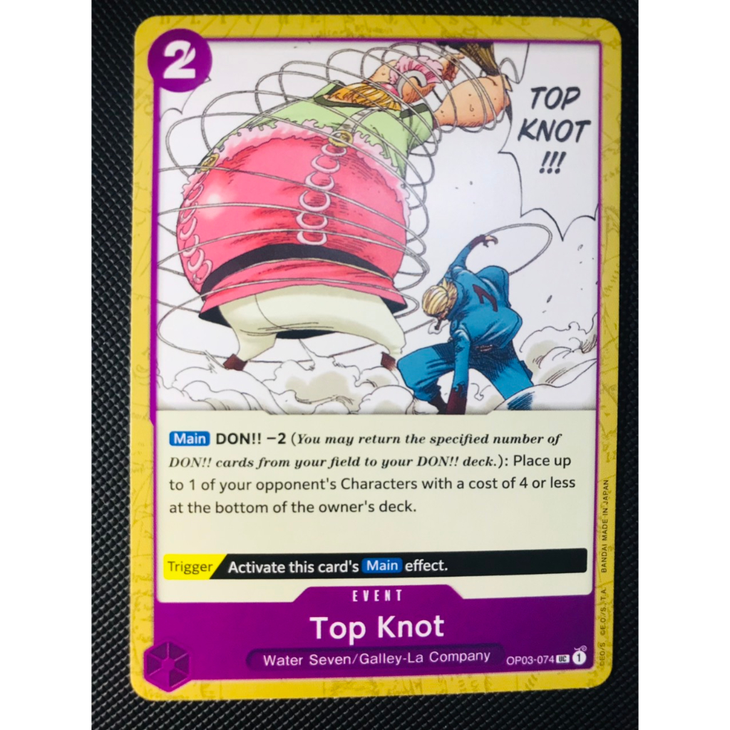 Thẻ bài One Piece OP03-074 - Top Knot - Event - Uncommon | Shopee Việt Nam