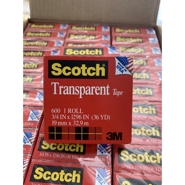 Băng Keo 3M 1 Mặt 600 Transparent | Shopee Việt Nam