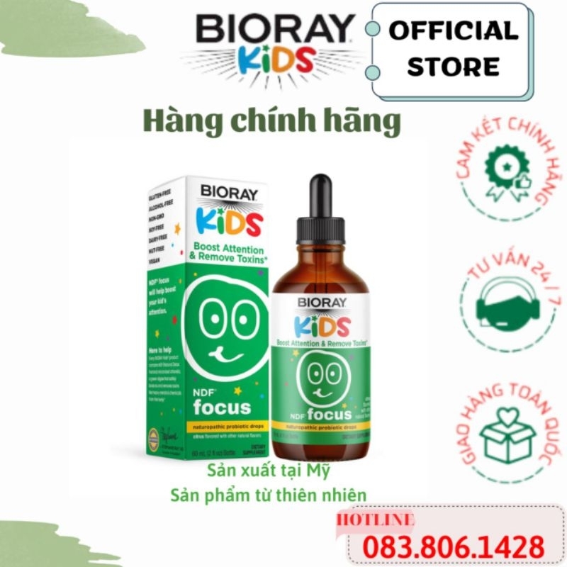 Focus bioray kids giúp bé tập trung tăng nhận thức ( dung tích 60ml ...