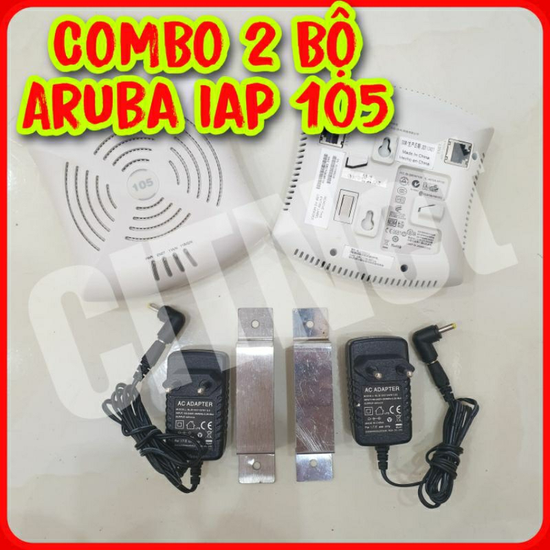 Combo 02 Bộ phát wifi Aruba 105 (IAP 105 US/RW), full pk, mới 98% ...