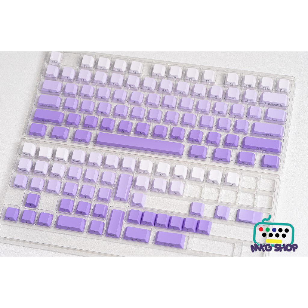 Bộ nút bàn phím | Keycap Gradient | Nhựa PBT in nhiệt dyesub, font ...