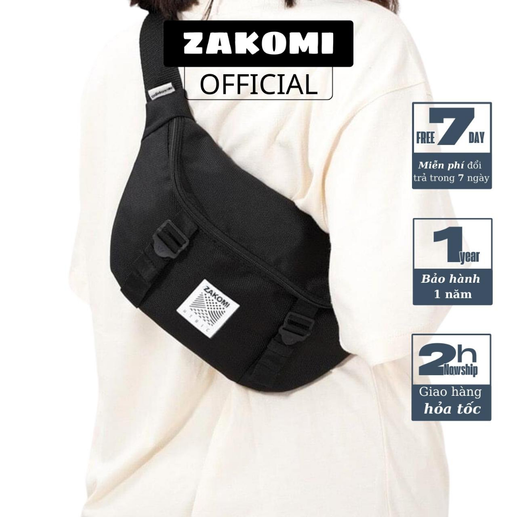 Túi bao tử Nữ Thời Trang ZAKOMI Vải Chống Nước (ZTBT01)- Bảo hành 12 ...