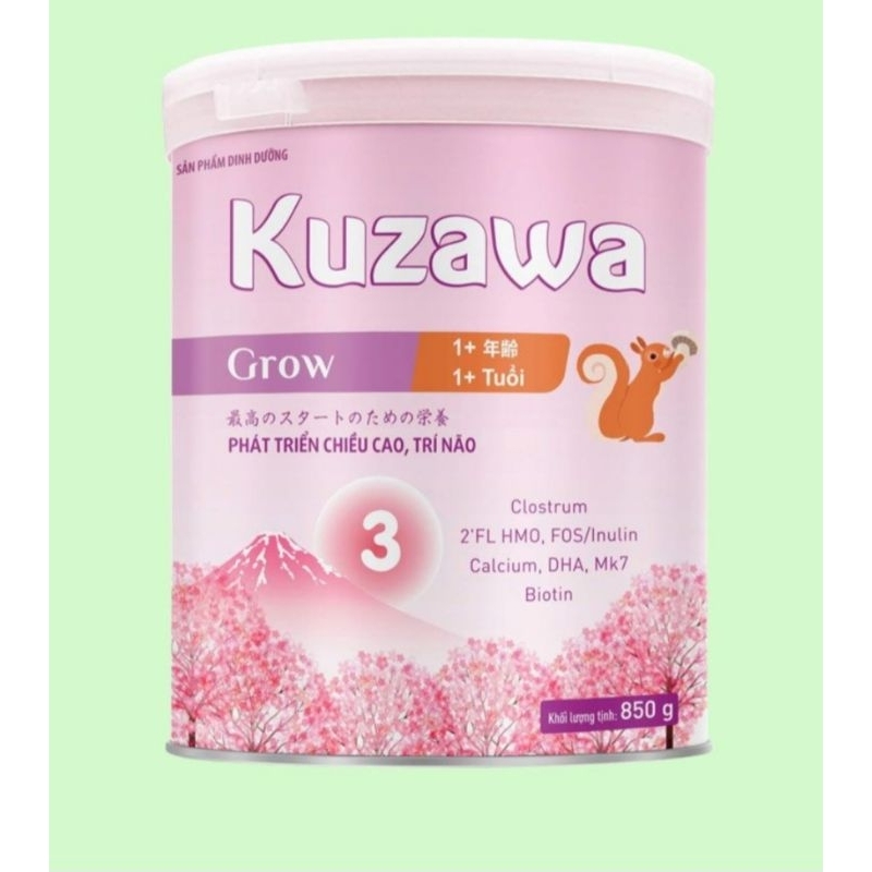 Sữa Kuzawa Grow 1+ lon 850g date mới nhất | Shopee Việt Nam