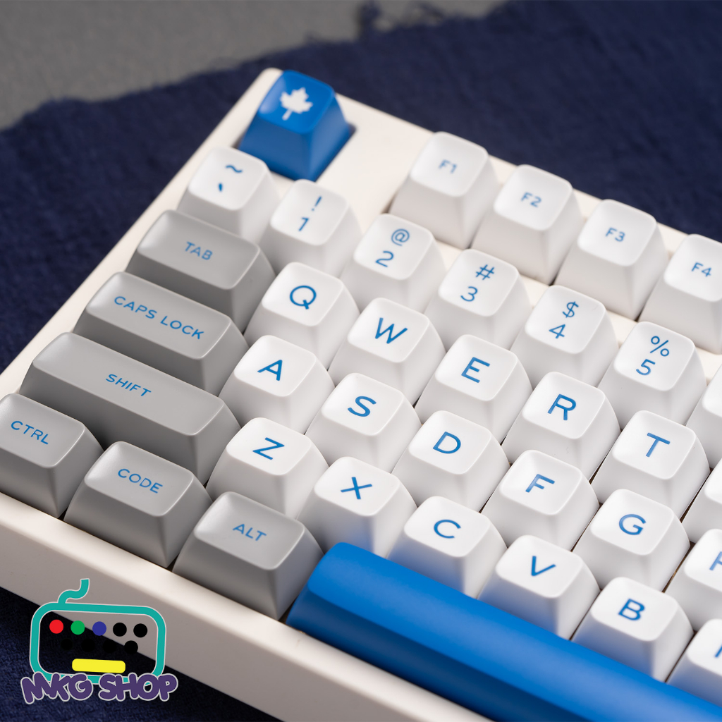Keycap SA Grey White Blue, ABS doubleshot 173 nút bàn phím cơ rẻ đẹp ...