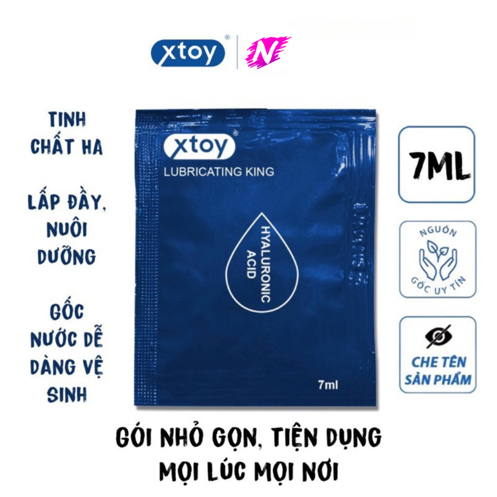 Gel bôi trơn XTOY cokelife gốc nước, gel HA gốc nước, dạng gói tiện ...