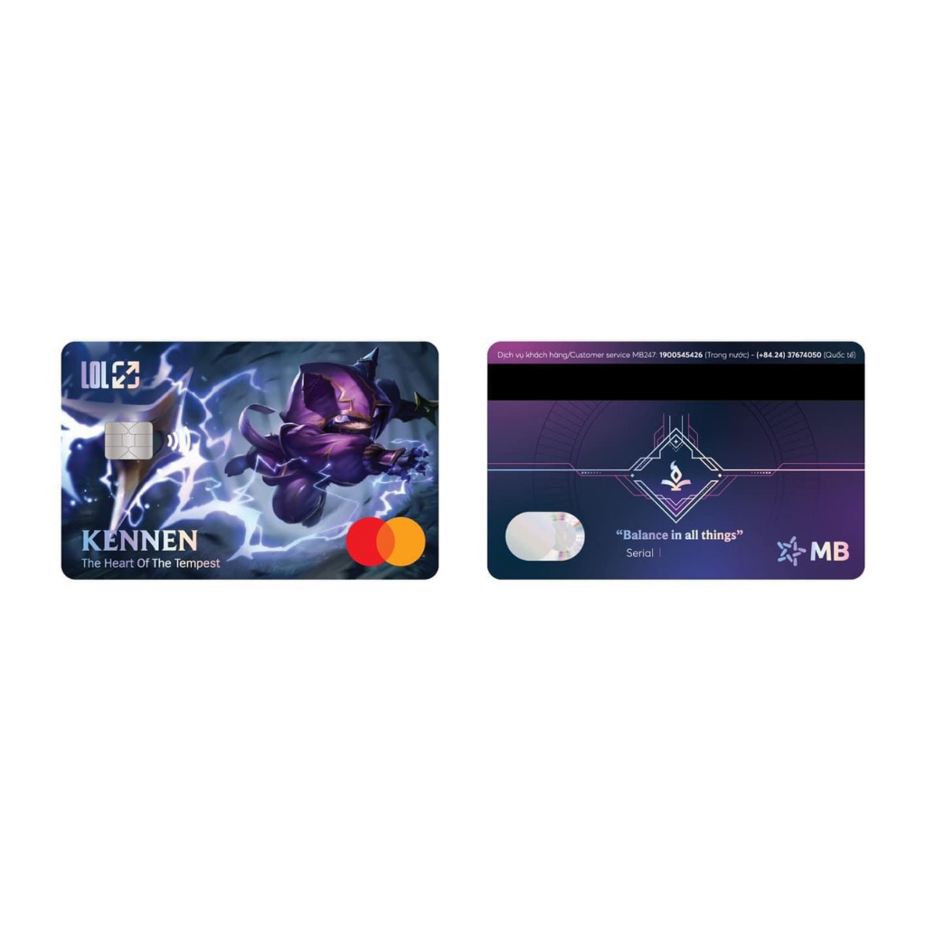 THẺ LOL MB BANK, thẻ MB Hi Mastercard Collection, MB, thẻ MB, MBBank ...