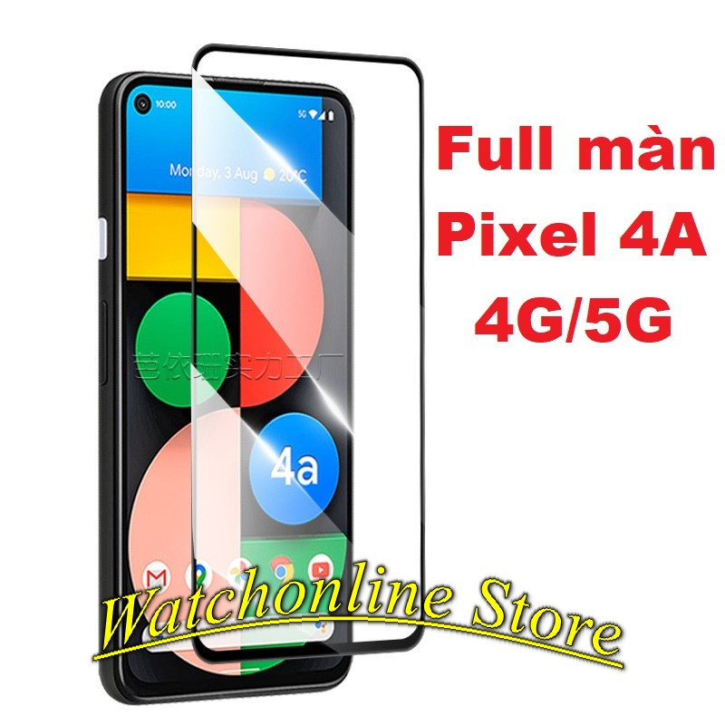 Kính Cường Lực Google Pixel 5 Pixel 4A 4G /5G Full Màn hình | Shopee Việt Nam