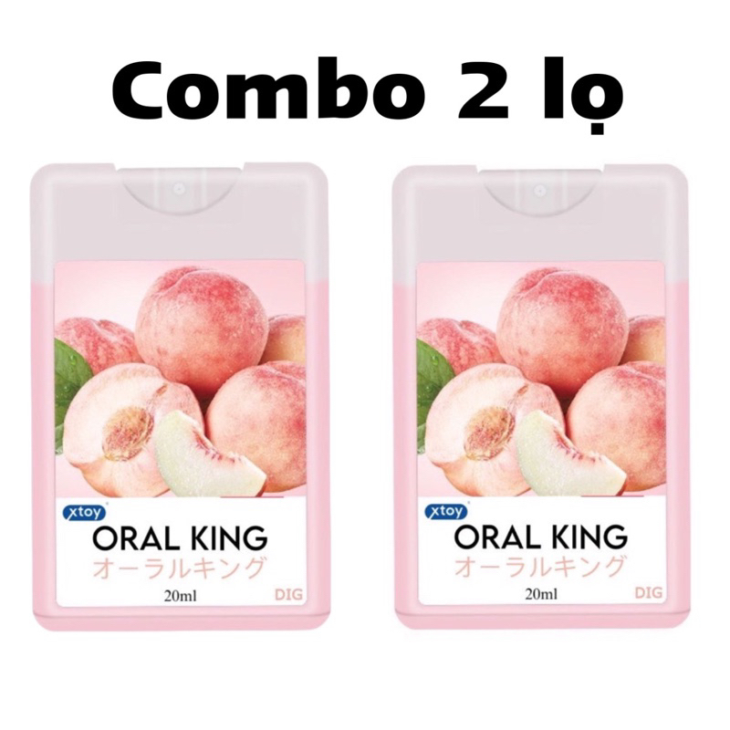 Xịt thơm miệng XTOY Oral King, hương hoa quả, thơm ngọt, miệng thơm cấp ...