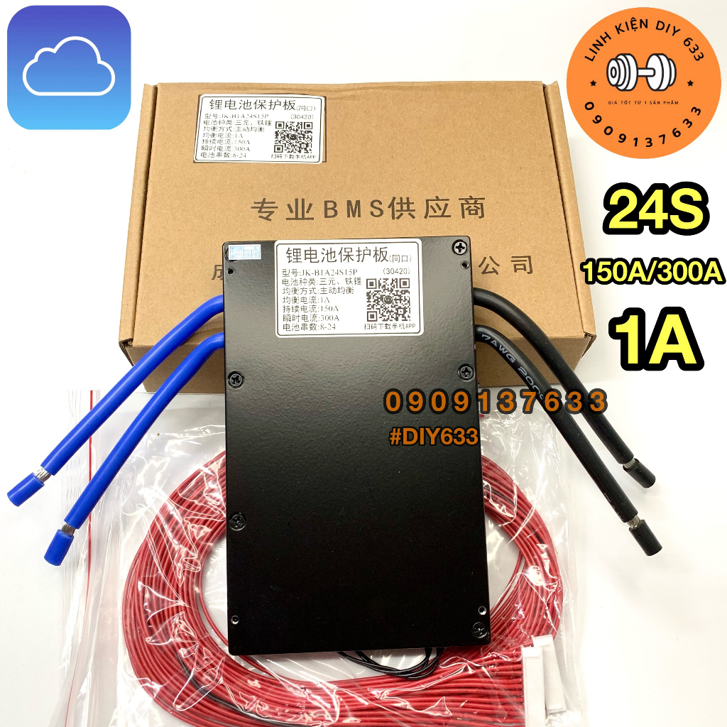 BMS JK 24S 150A/300A cân bằng 1A chính hãng (DIY633) | Shopee Việt Nam