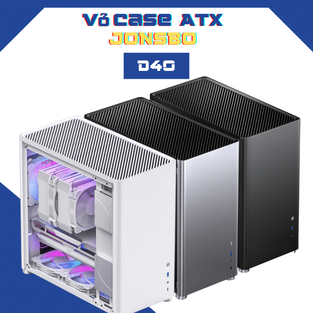 Vỏ case Jonsbo D40 - Vỏ case Mid Tower ATX mặt kính cường lực chính ...