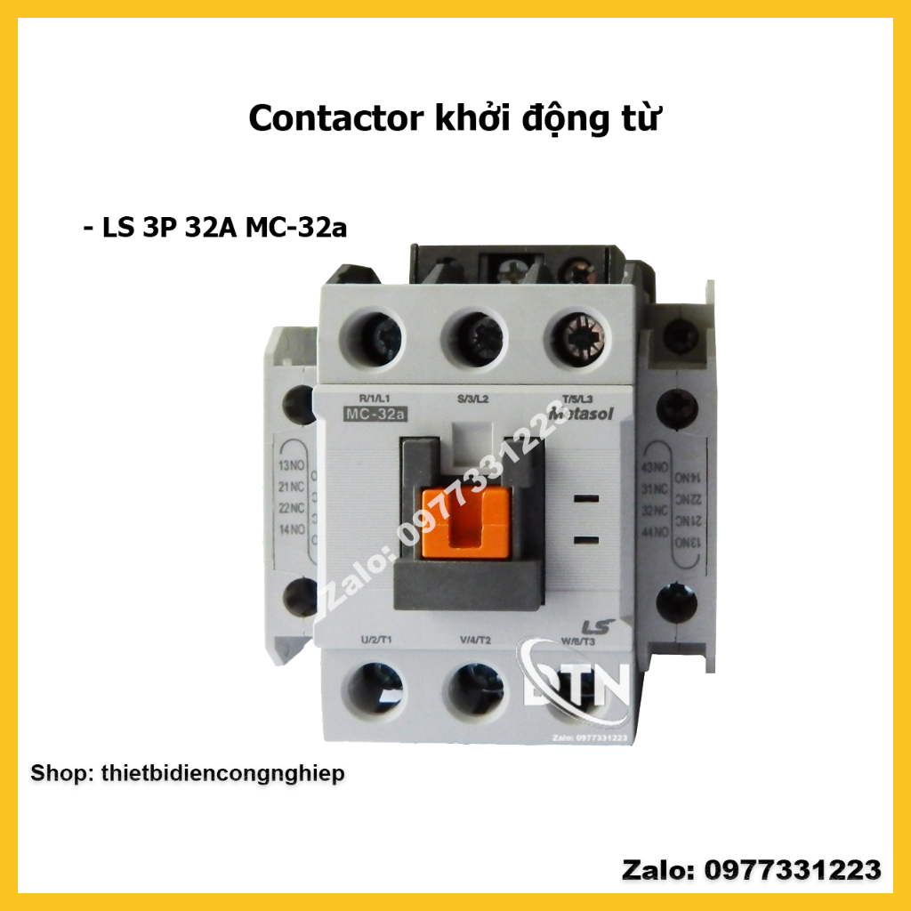 Contactor khởi động từ LS 3P 32A MC-32a (hàng chính hãng) | Shopee Việt Nam