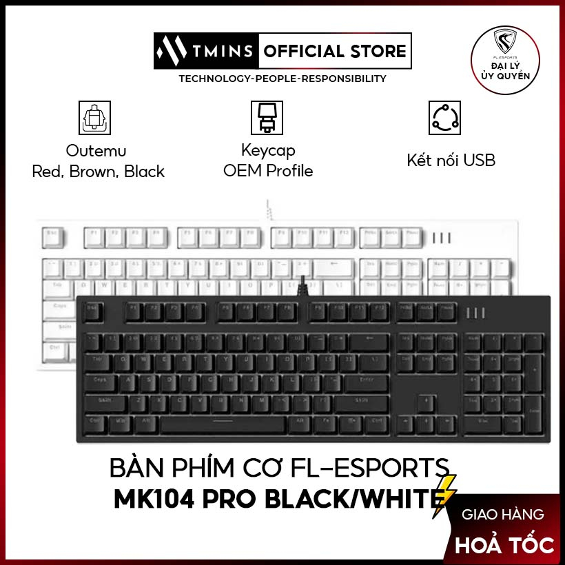 Bàn phím cơ FL-Esport MK104 Pro USB Type C - Hàng chính hãng | Shopee ...
