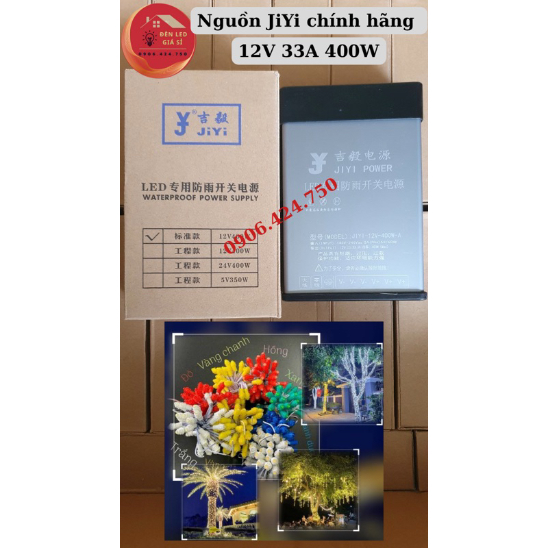 [LOẠI TỐT] Nguồn led 12V 33A (400W) vỏ nhôm, chống nước dùng ngoài trời JIYI chính hãng | Shopee ...