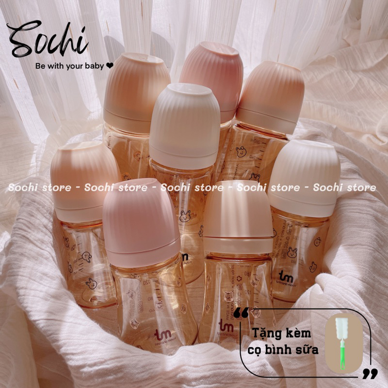 [Tặng cọ bình] Bình sữa Tovi and Molly DOT.RAMI Hàn Quốc 180ml/280ml [Chính hãng] | Shopee Việt Nam