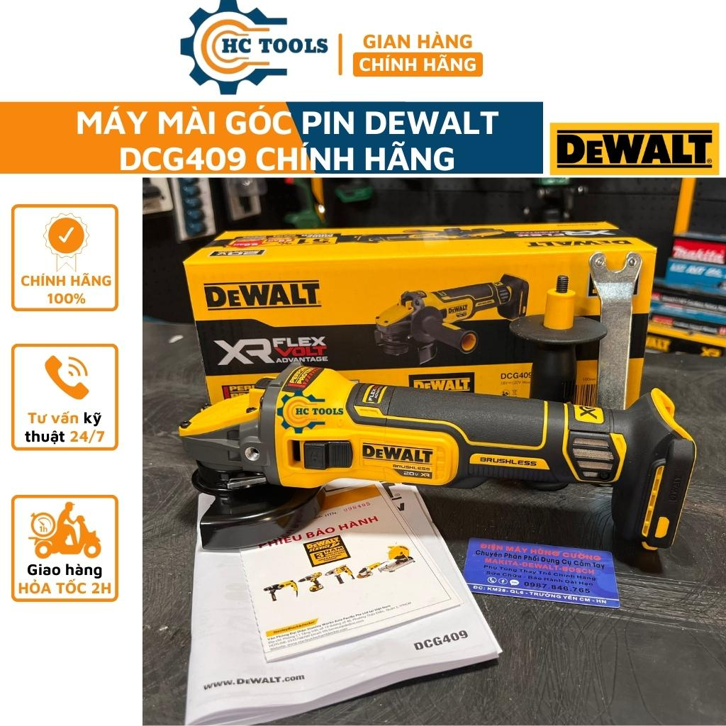 Máy mài góc pin Dewalt DCG 405 DCG409, máy cắt pin Dewalt 405 409 chính ...