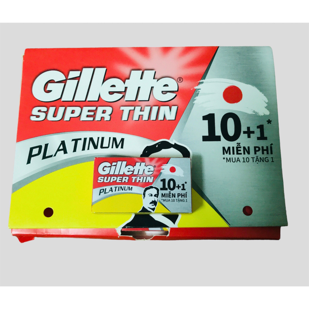 Dao cạo râu, lưỡi lam gillette super thin (cán dao kèm 1 lưỡi) | Shopee ...